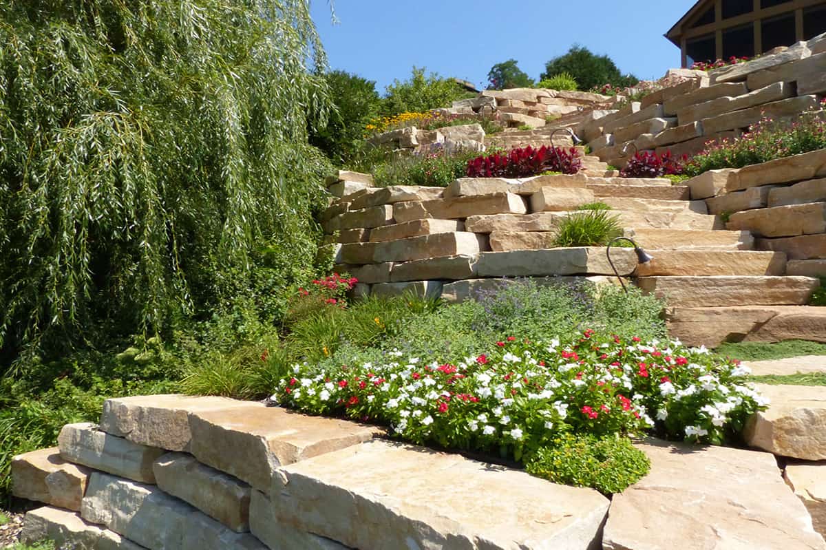 Boulder Outcroppings Planting Bed