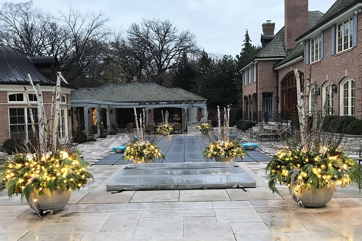 Winter Containers Light Up the Season - Van Zelst